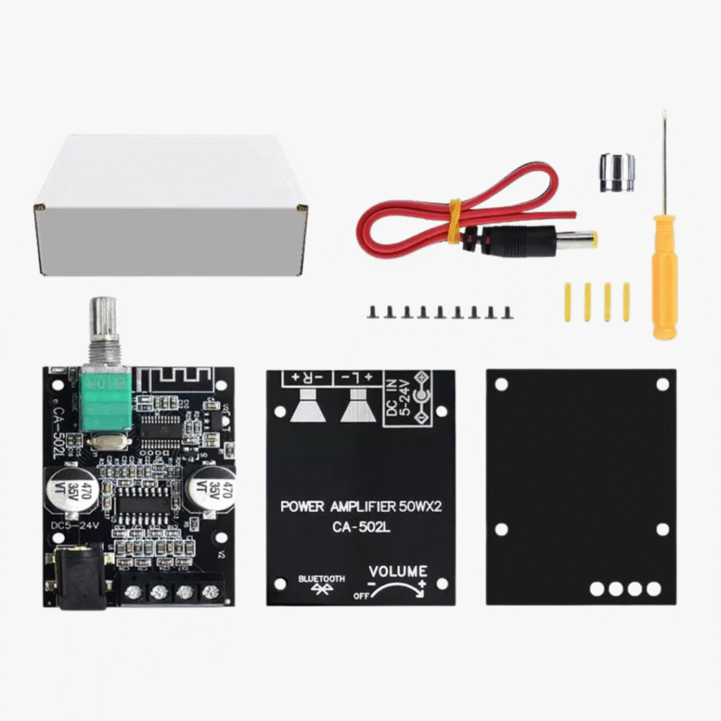 50W Mini Bluetooth Digital Power Amplifier Board Kit | Daul 50W Output ...