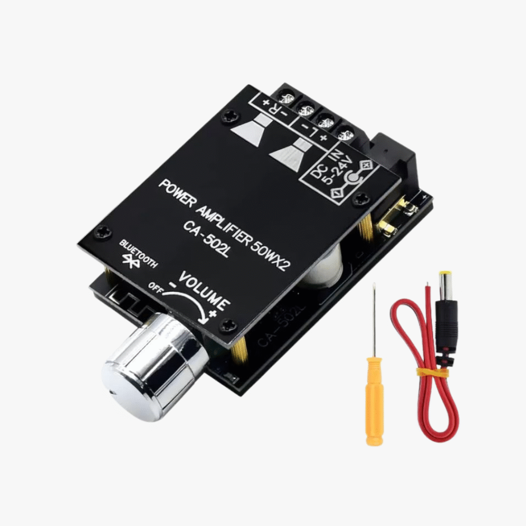 50W Mini Bluetooth Digital Power Amplifier Board Kit | Daul 50W Output ...
