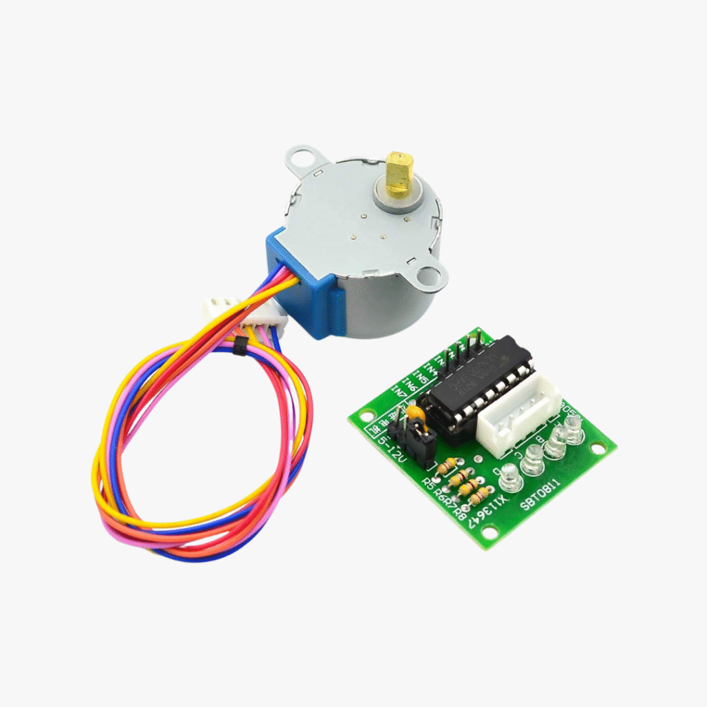 28BYJ-48 Stepper Motor + ULN2003 Stepper Motor Driver Board – MaDDy ...